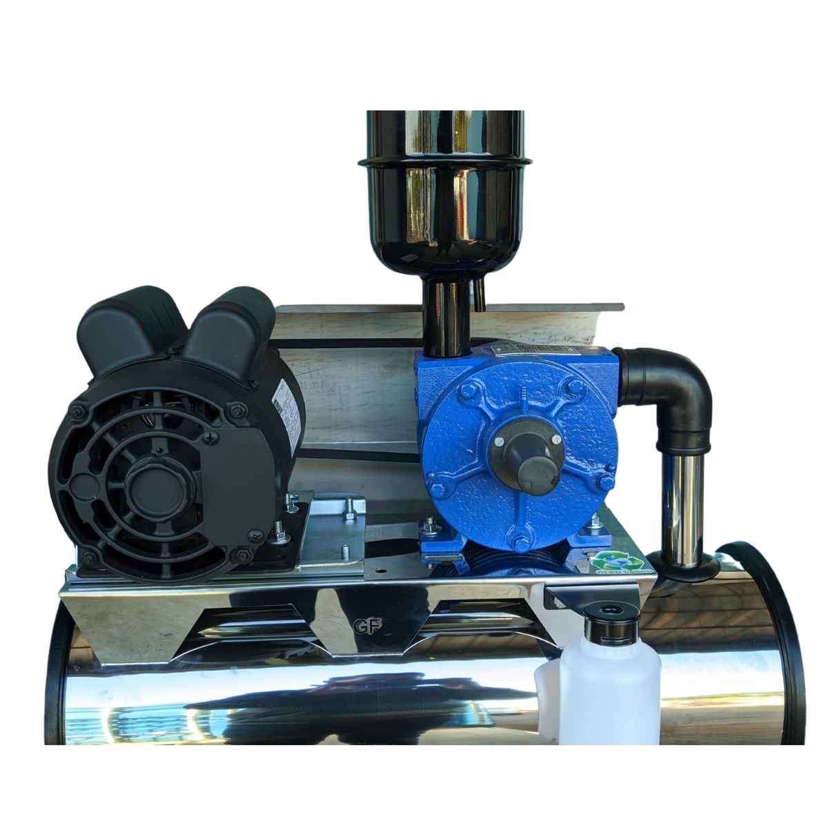 Ordenhadeira Inox Prime Balde ao Pé BV 450 litros - Motor 2 cv - De 1 a 4 conjuntos (84510)